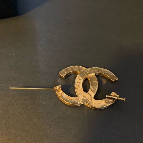 CHANEL | Jewelry | Chanel Cc Logo Pin Brooch | Poshmark
